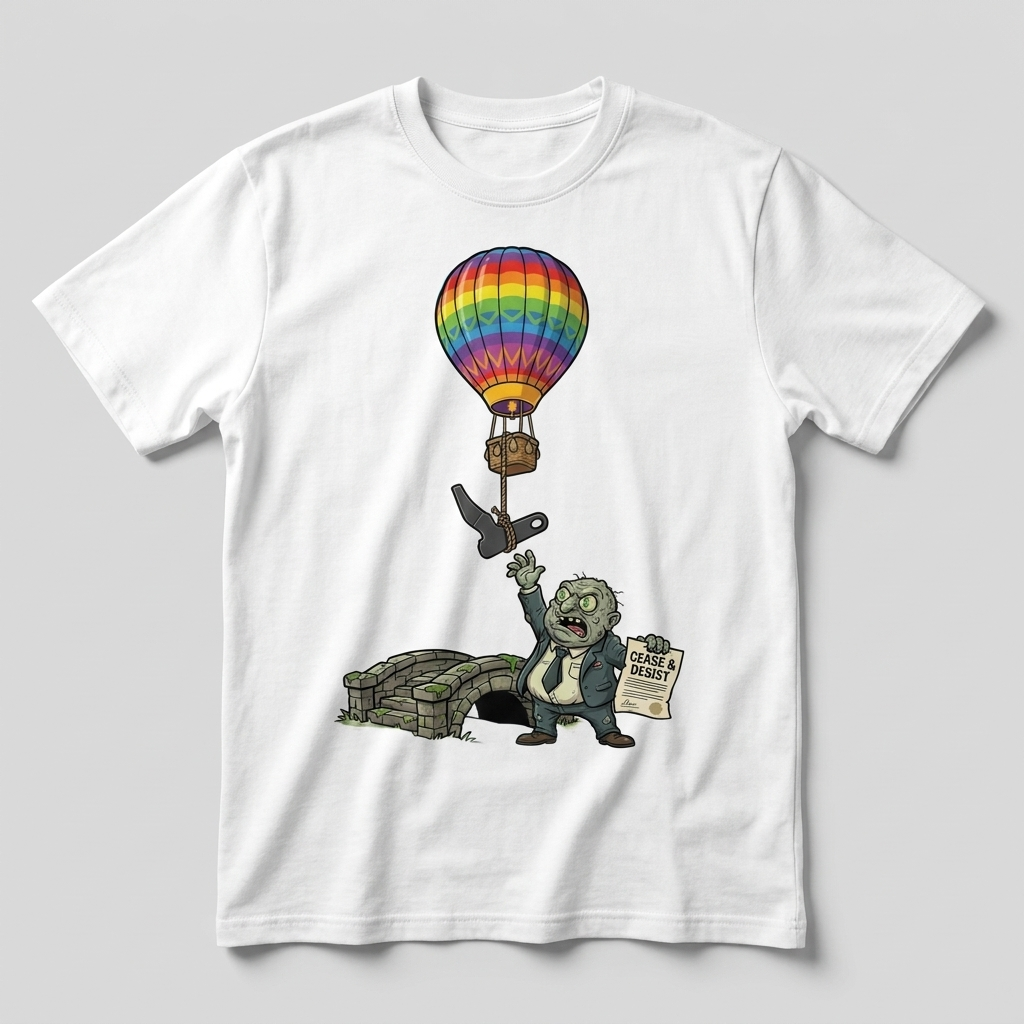 Patent Troll Tee — Let It Fly - URSA-SEC